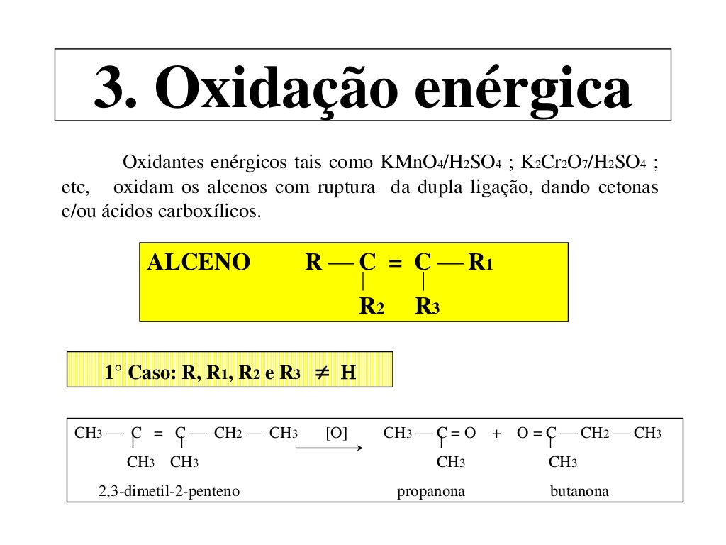 Reação de oxidação