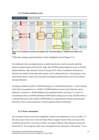 Wastewater Management with Anaerobic Digestion Accra, Ghana | PDF