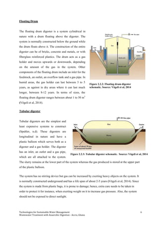 Wastewater Management with Anaerobic Digestion Accra, Ghana | PDF