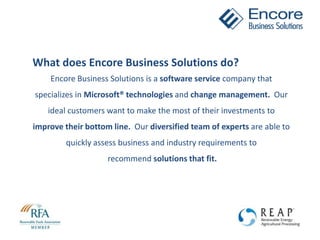 Reap Encore Presentation | PPTX