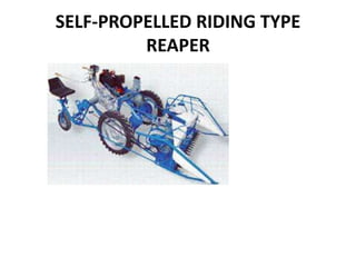 Reaper types components and work principles | PPTX