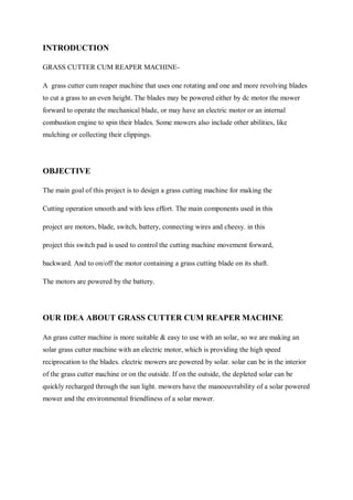 Reaper machine | PDF | Landscaping | Home & Garden