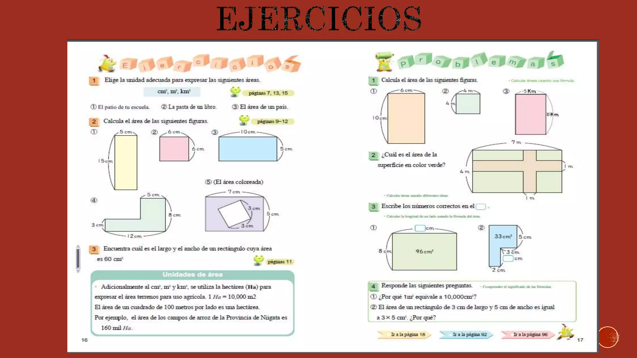 áRea, perímetro y volumen | PPT