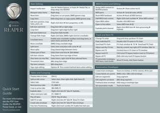 REAPER Quick Start.pdf | Digital Audio | Computer Software and Applications