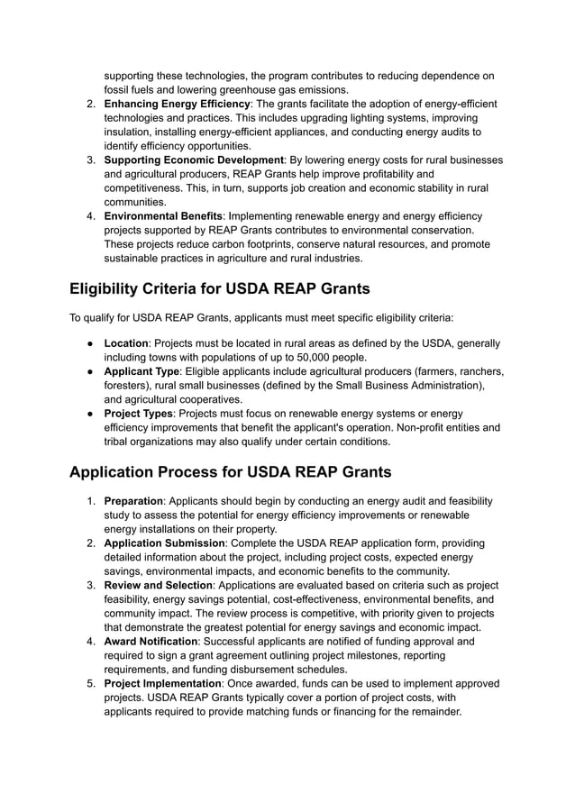 Supporting Renewable Energy and Energy Efficiency in Rural America | PDF