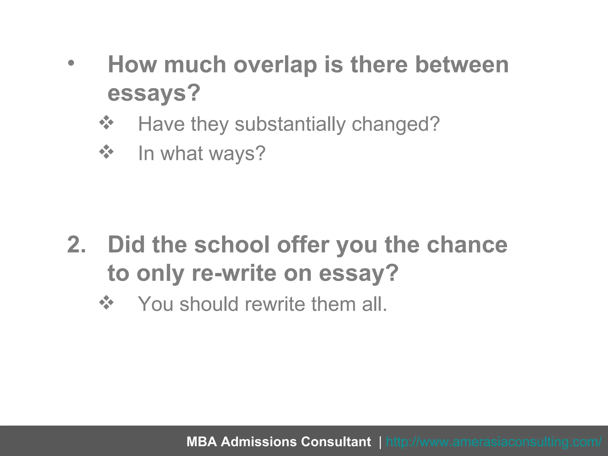 Reapplying to business school | PPT