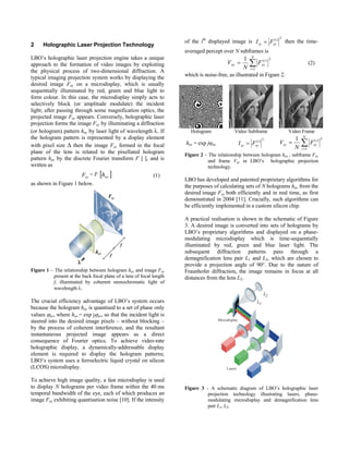 Rear View Virtual Image Displays | PDF