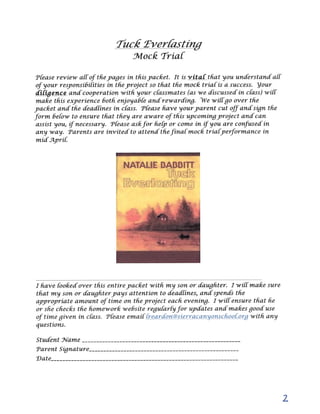 Literary Mock Trial Full Instructions for Students | PDF