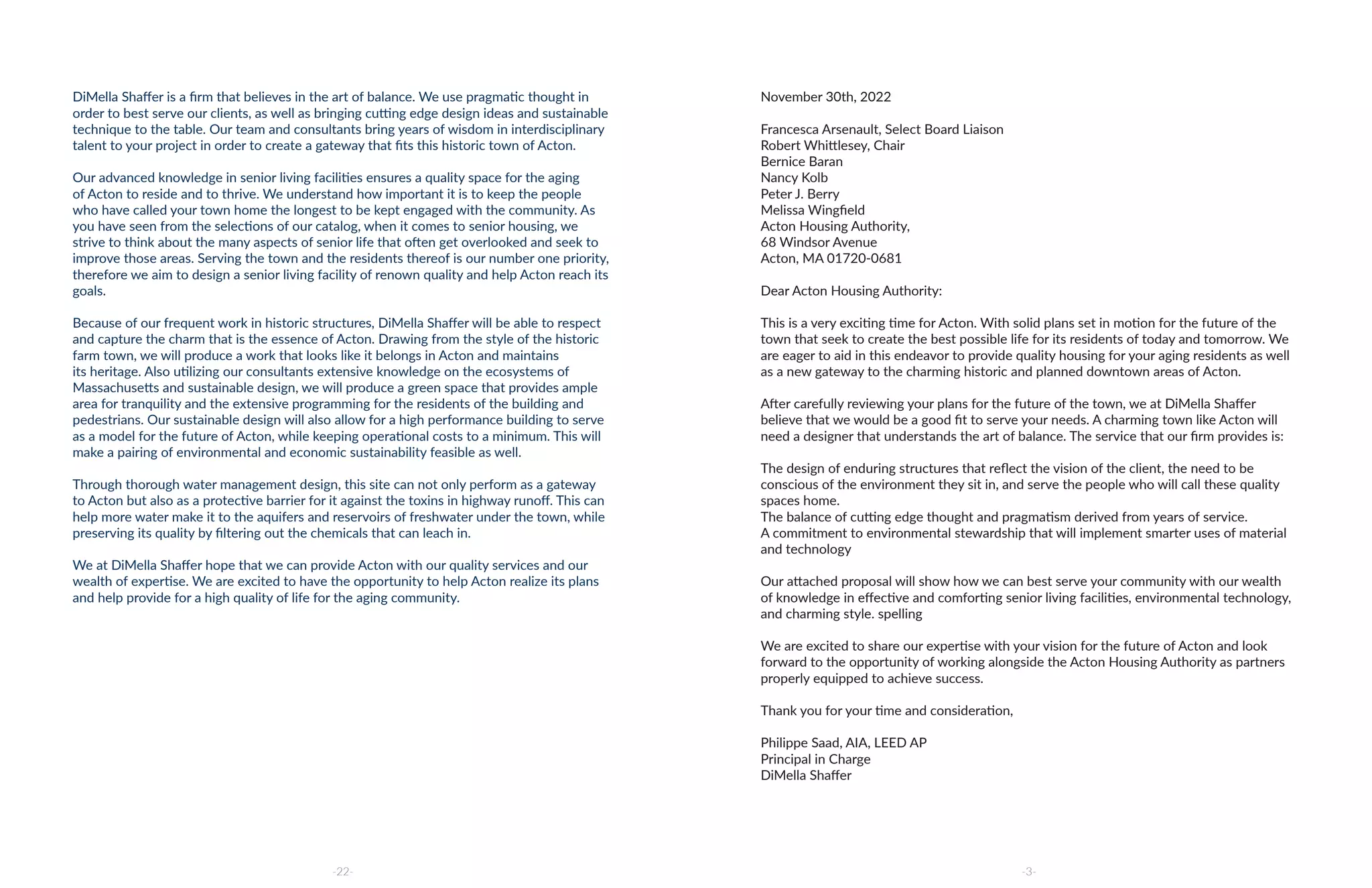 DIMELLA SHAFFER Imaginary RFP Response | PDF