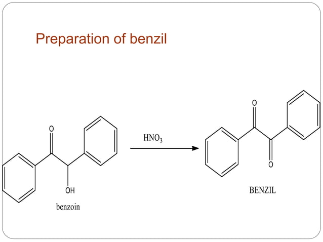Rearrangement of benzilic acid | PPTX