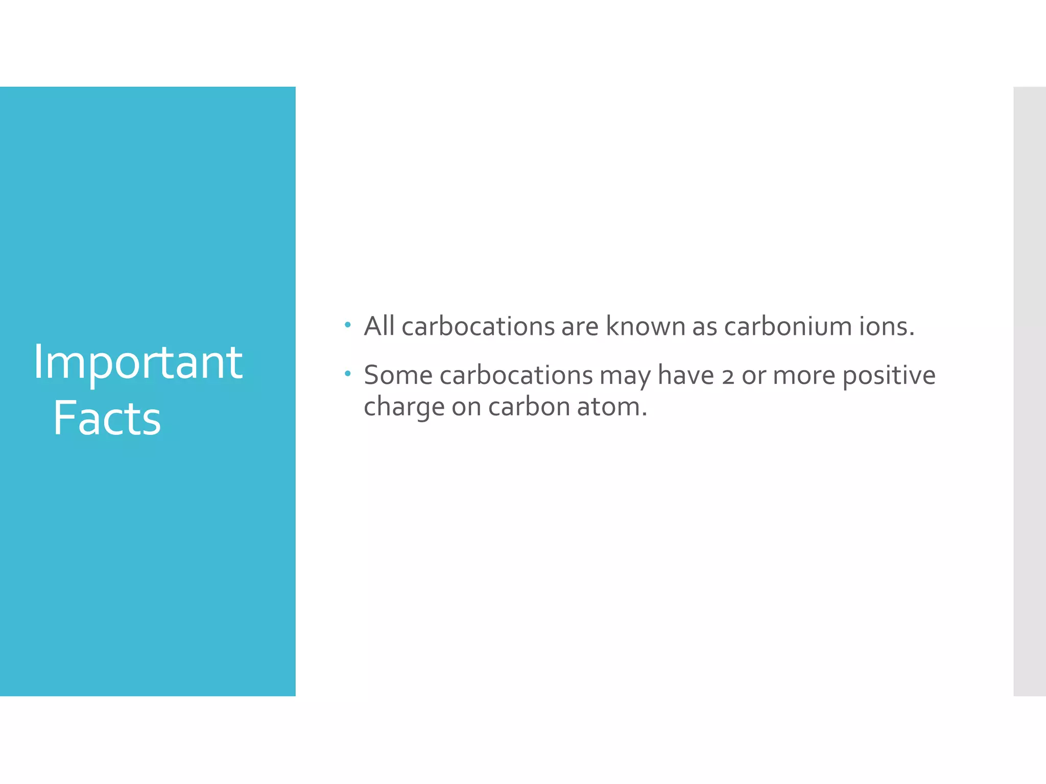 Rearrangement of carbocation | PPTX