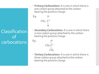 Rearrangement of carbocation | PPTX