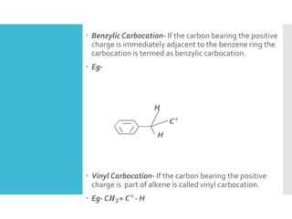 Rearrangement of carbocation | PPTX