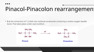 Rearrangement reactions - Organic chemistry.pptx