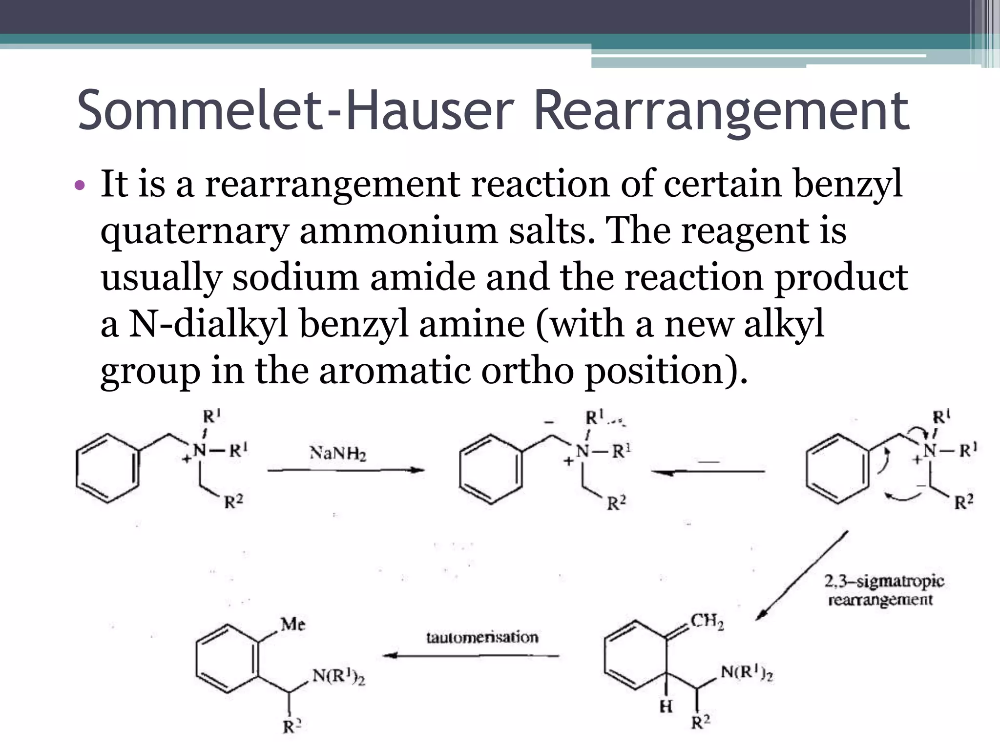 Rearrangement reactions | PPTX