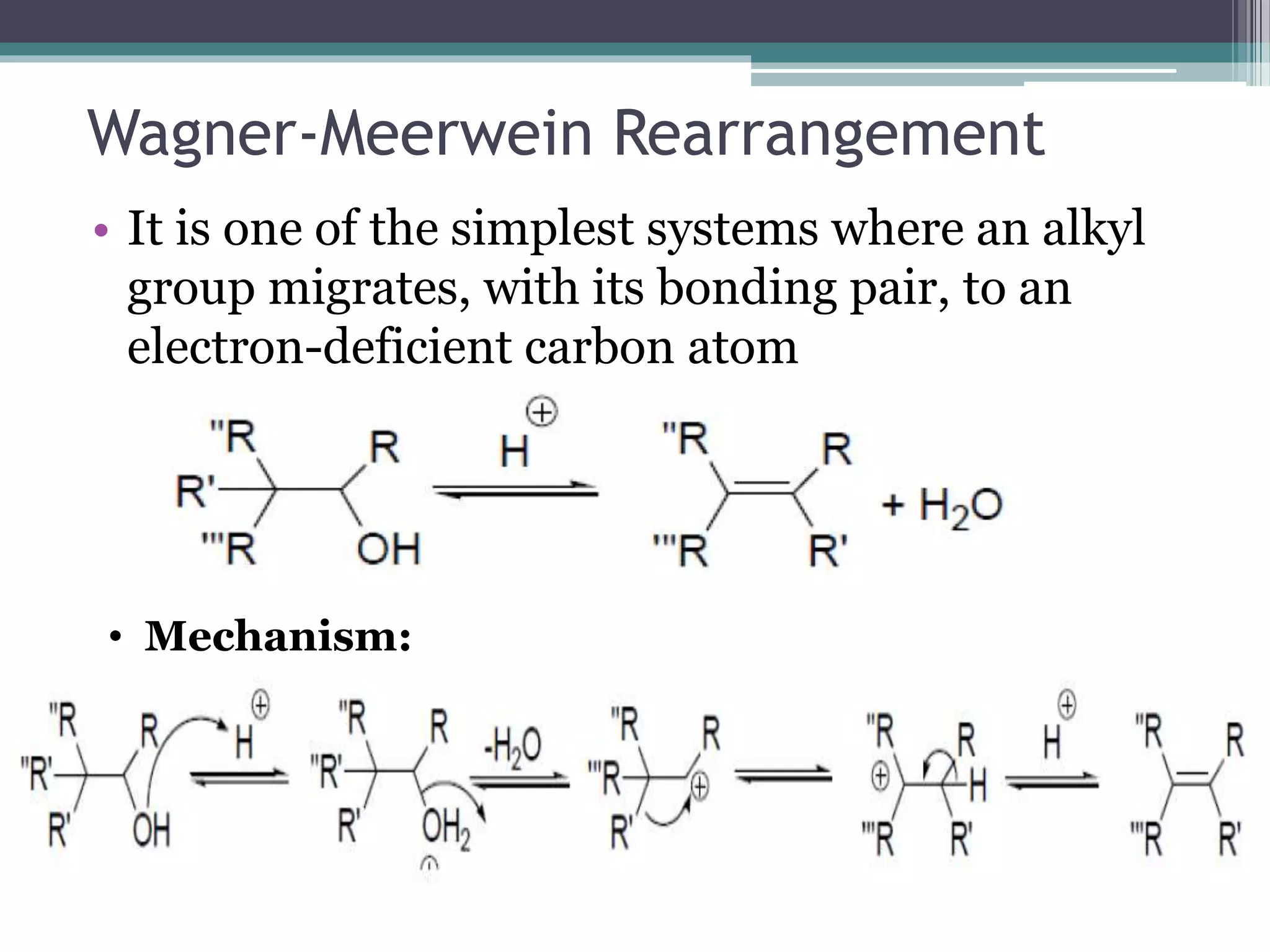 Rearrangement reactions | PPTX