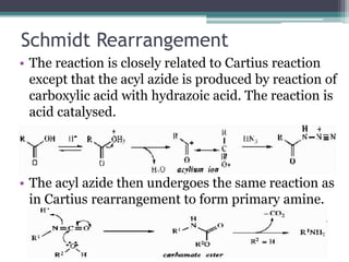 Rearrangement reactions | PPTX