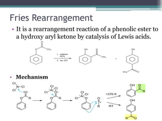 Rearrangement reactions | PPTX