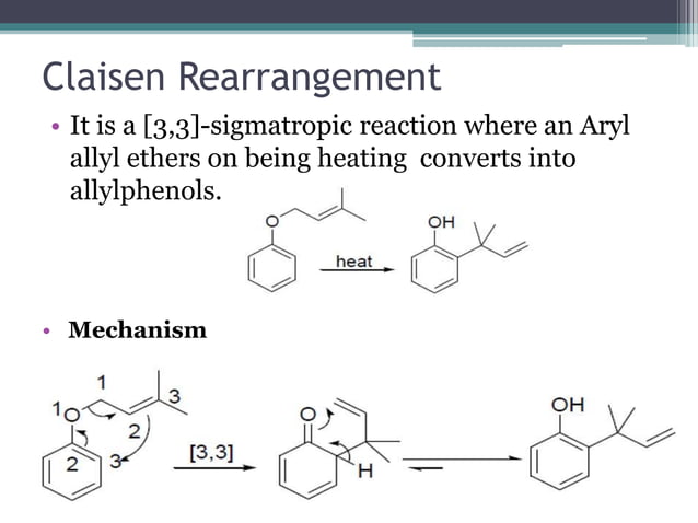 Rearrangement reactions | PPTX