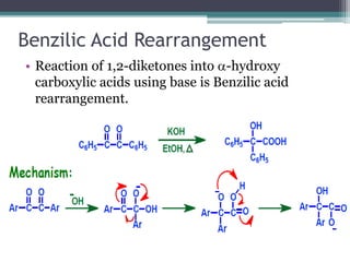 Rearrangement reactions | PPTX