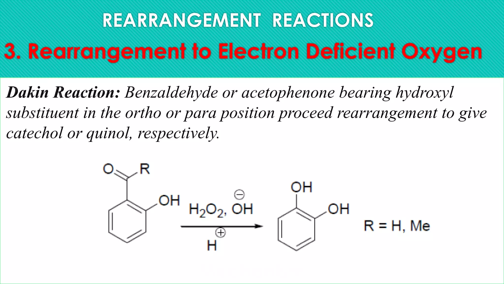 Rearrangement Reactions vikram choudhary | PDF