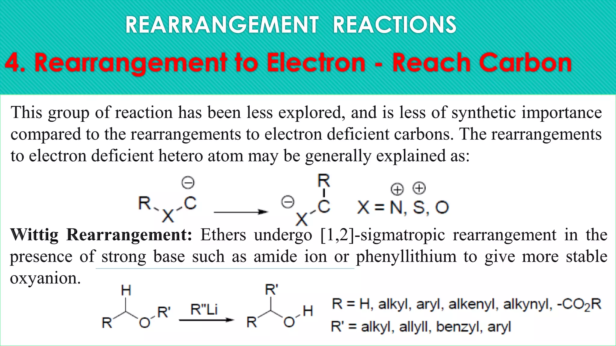Rearrangement Reactions vikram choudhary | PDF