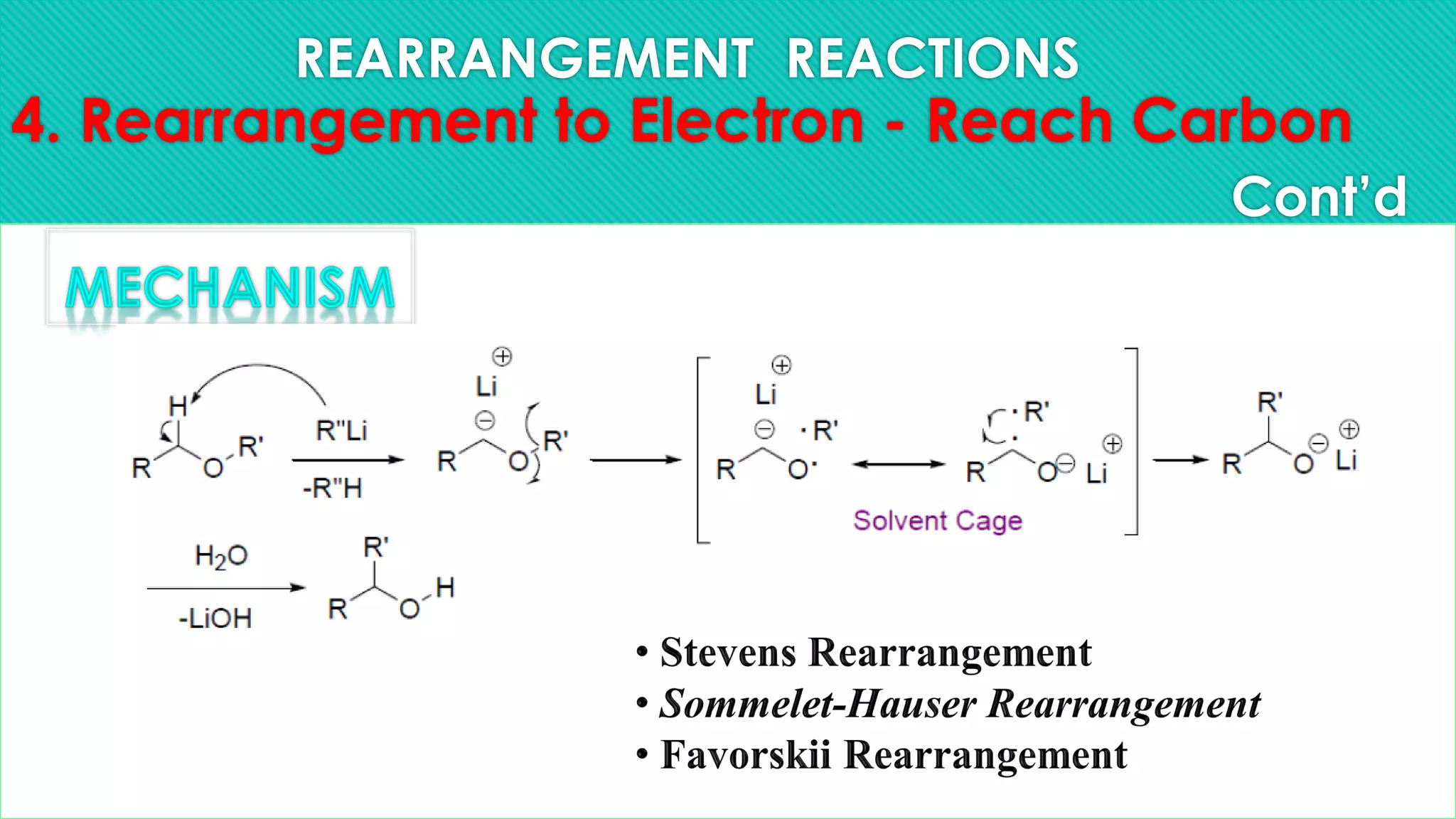 Rearrangement Reactions vikram choudhary | PDF