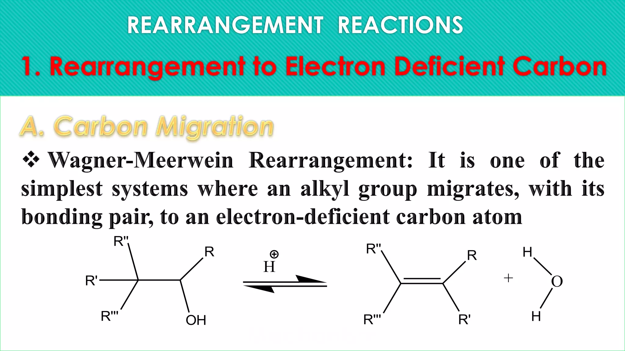 Rearrangement Reactions vikram choudhary | PDF