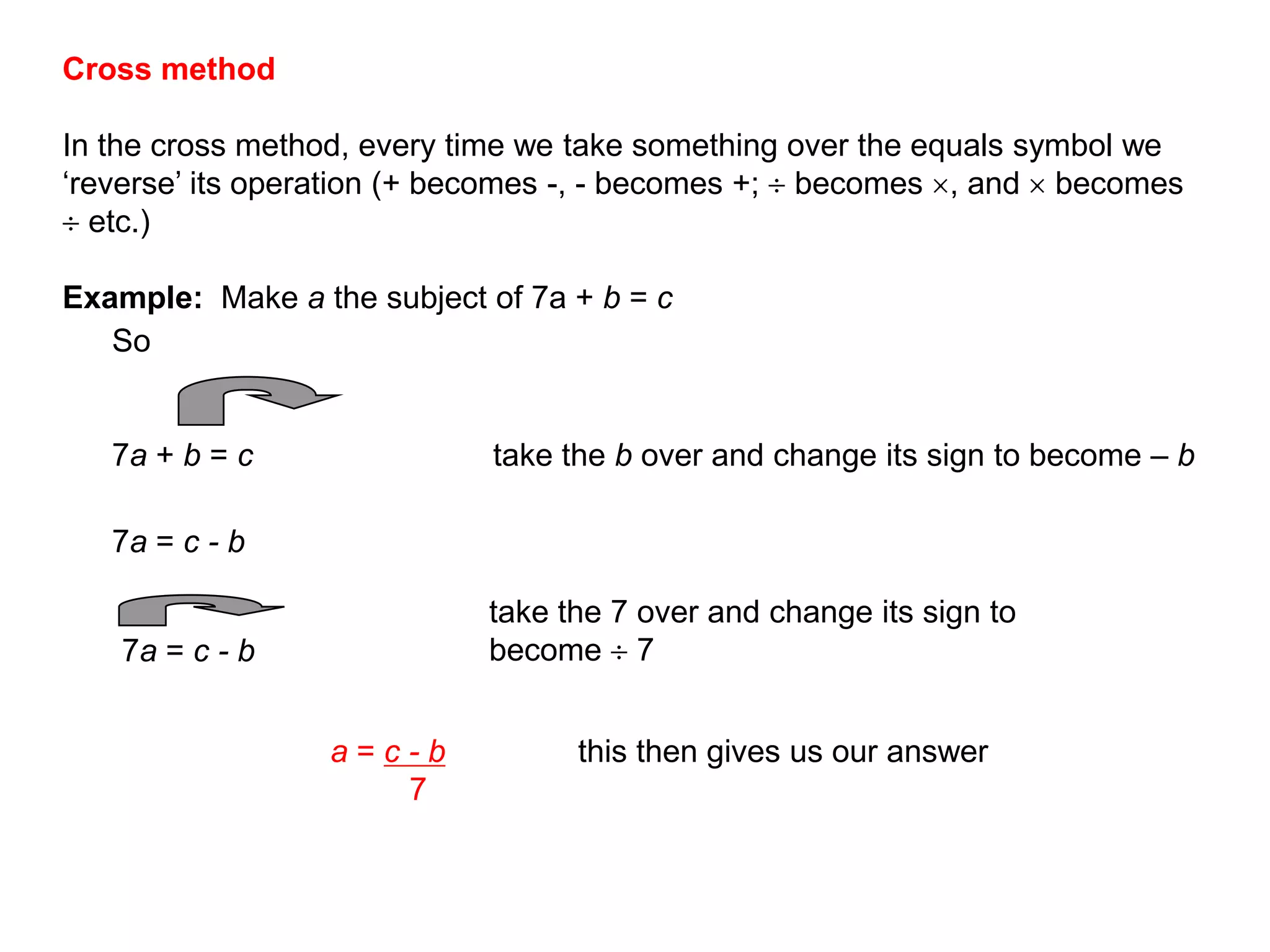 Rearranging Or Transposing Formulae | PPTX