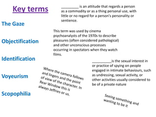 Rear window spectatorship | PPTX