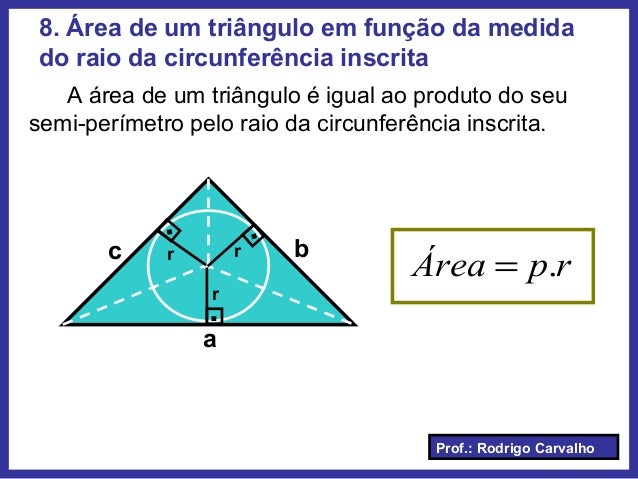 áReas de regiões elementares
