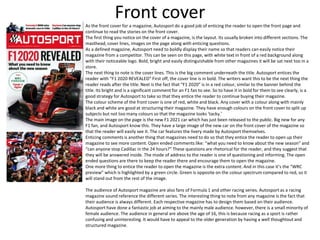 Research for magazine | PPTX