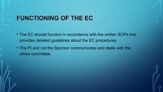Ethics committee research methodology presentation | PPTX