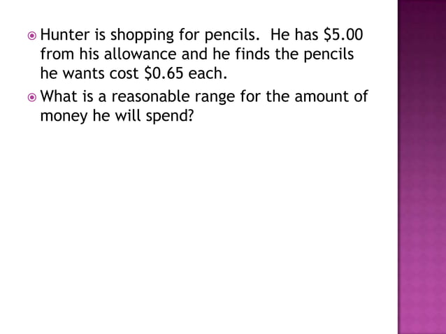 Reasonable domain & range | PPT