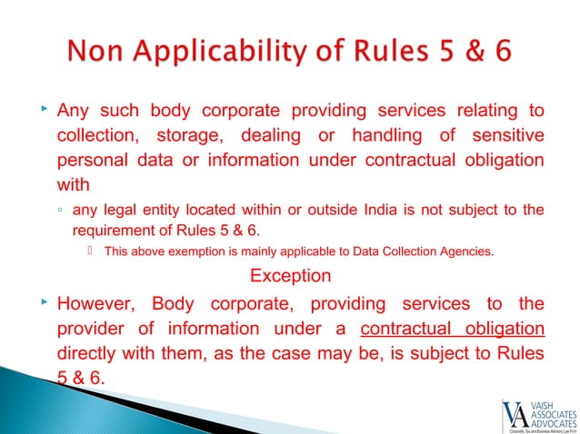 Reasonable security practices and procedures and sensitive personal ...