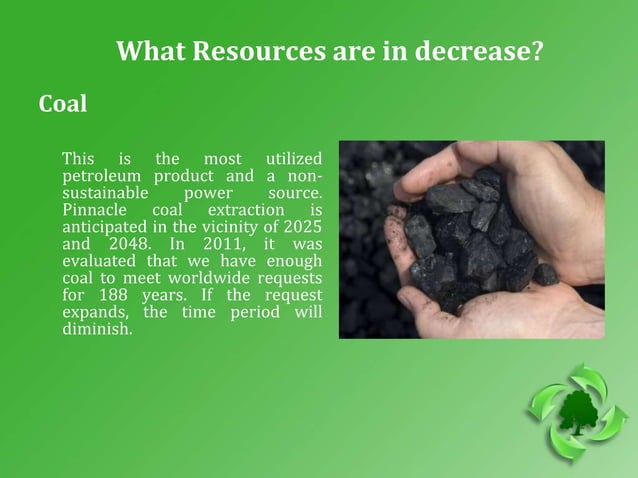 Reasons and effects of natural resource depletion | PPTX | Environment ...