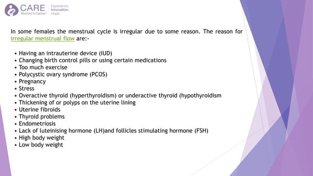 Reason for irregular flow | PPT