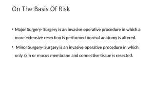 Reason for surgery and role of Physiotheraphy in recovery | PPTX
