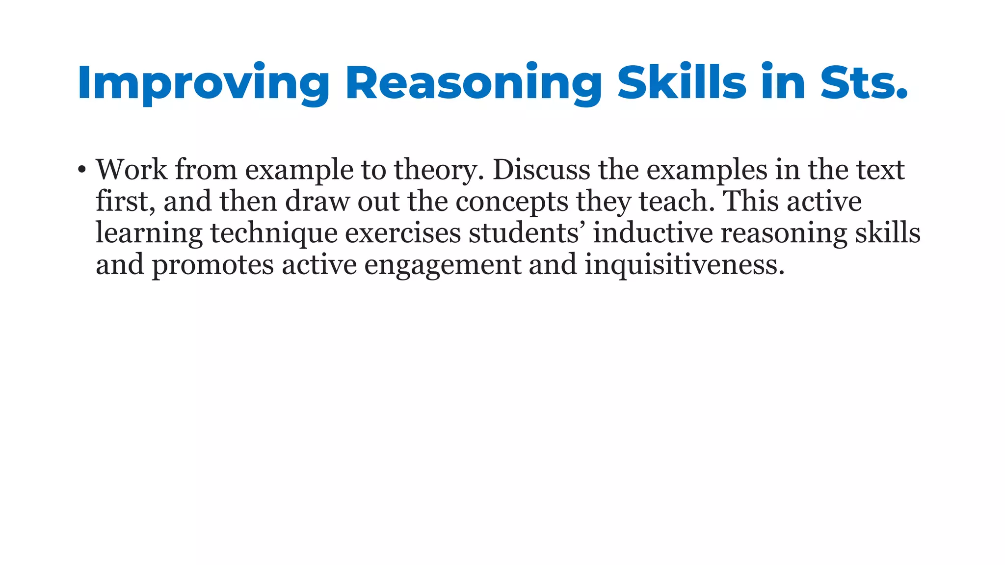 Reasoning | PDF