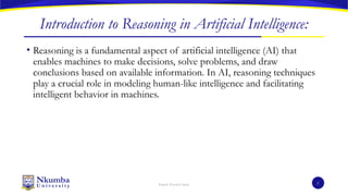 Reasoning techniques for artificial intelligence.pptx