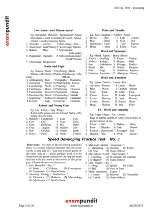 Reasoning practice-book for SSC exam preparation | PDF