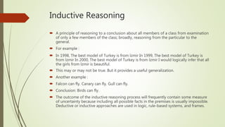 Reasoning in AI | PPTX
