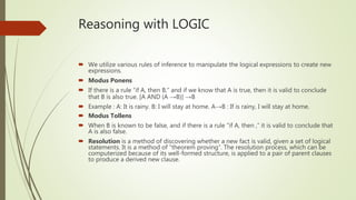 Reasoning in AI | PPTX