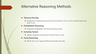 Reasoning in AI | PPTX