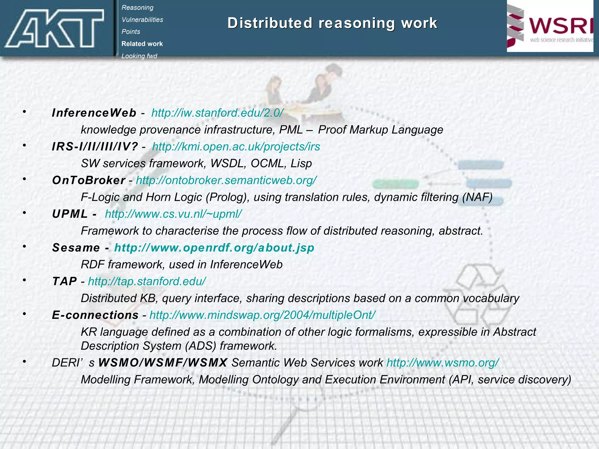 Reasoning on the Semantic Web | PPT