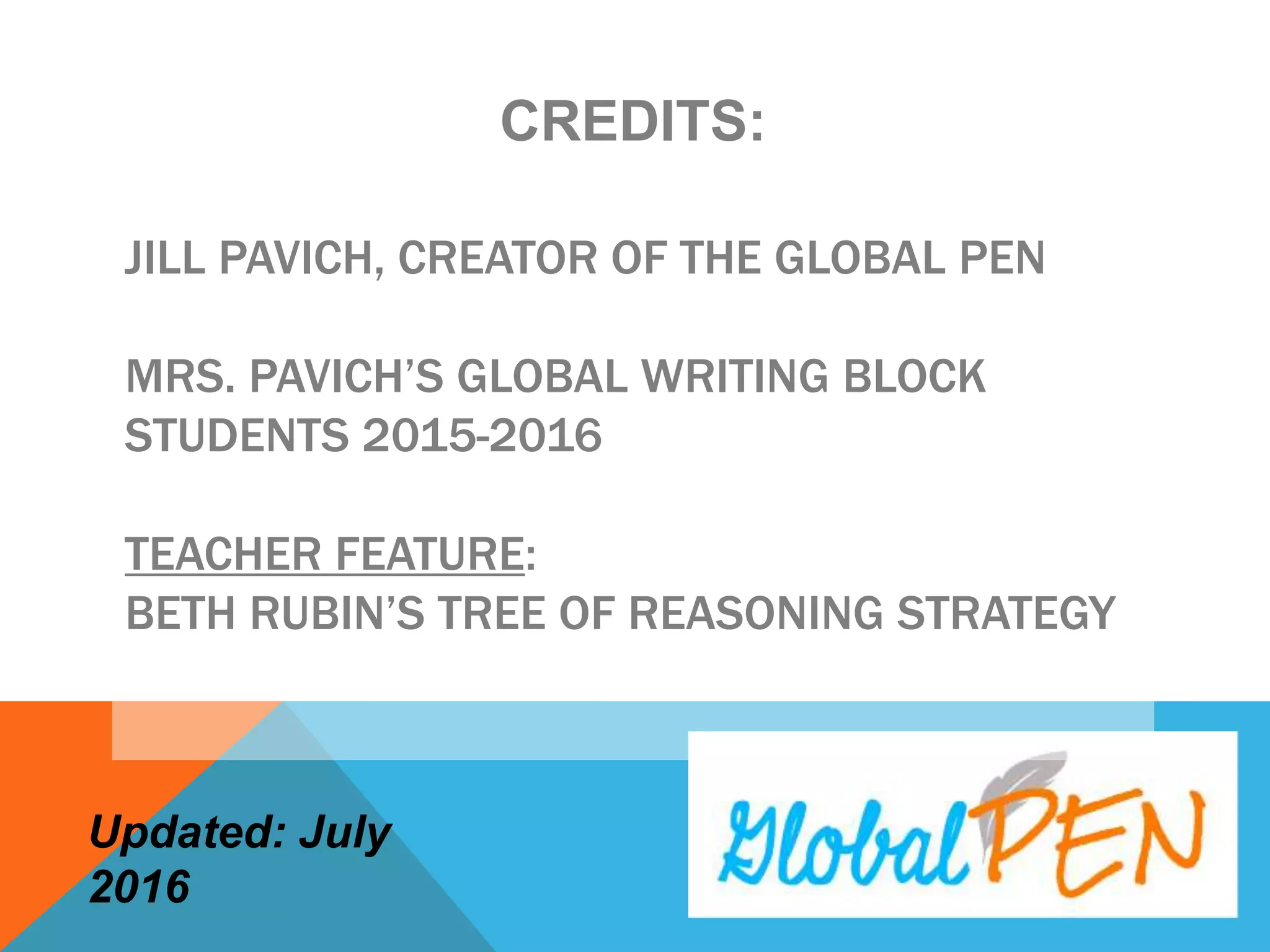 Strategies For Teaching Argumentation Reasoning Tree Ppt