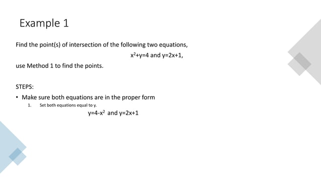 Reasoning with equations and inequalities | PPT