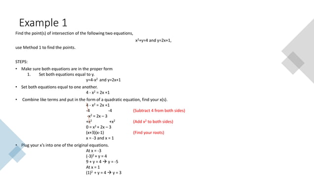 Reasoning with equations and inequalities | PPT