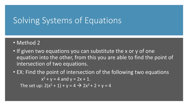 Reasoning with equations and inequalities | PPT