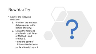 Reasoning with equations and inequalities | PPT